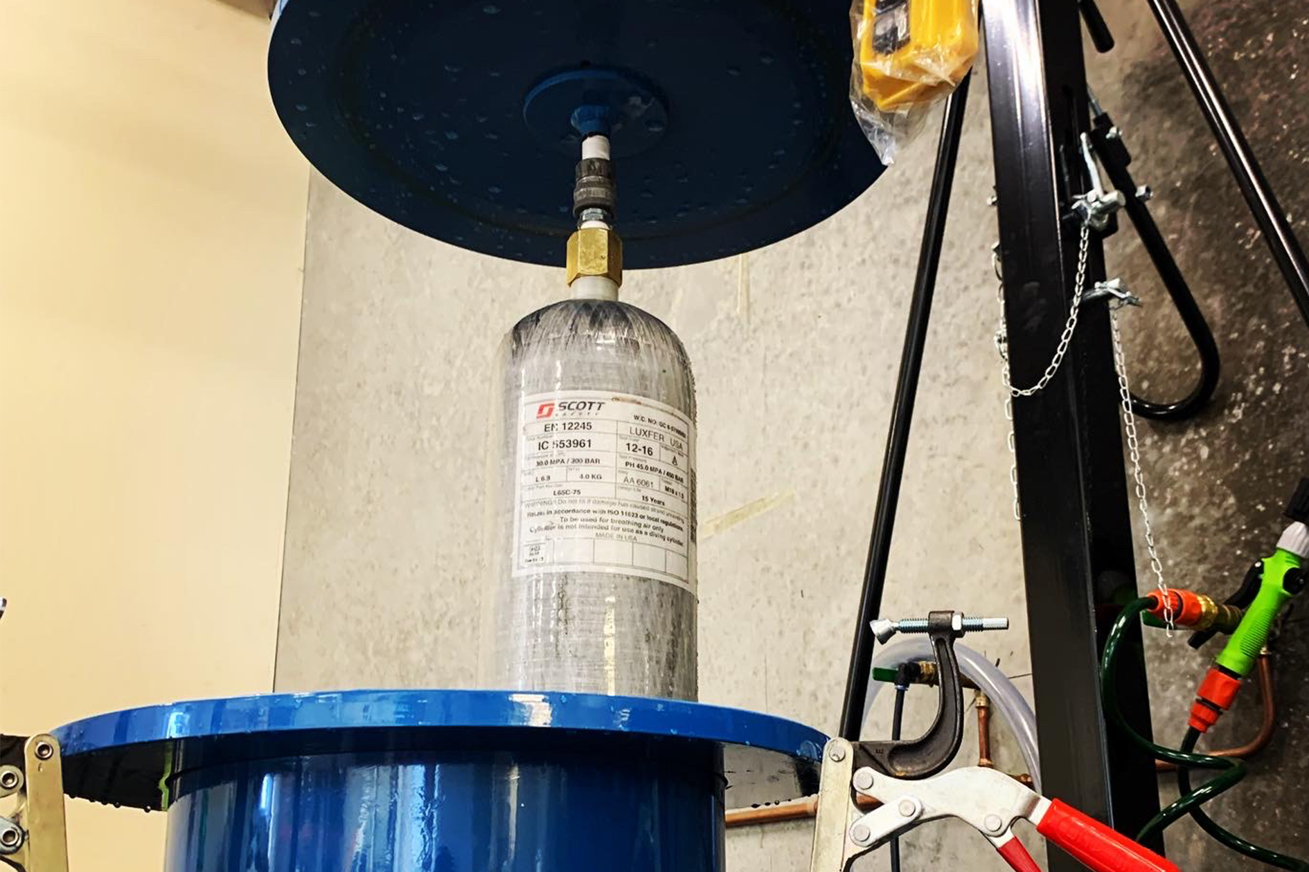 Hydrostatic Testing of SCBA Cylinders - Fire Rescue Safety Australia