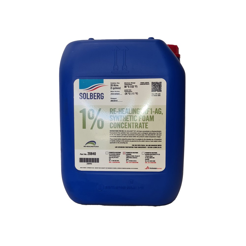 Perimeter Solutions - Solberg Re-Healing Foam, RF1-AG, 1%, 20 litre ...