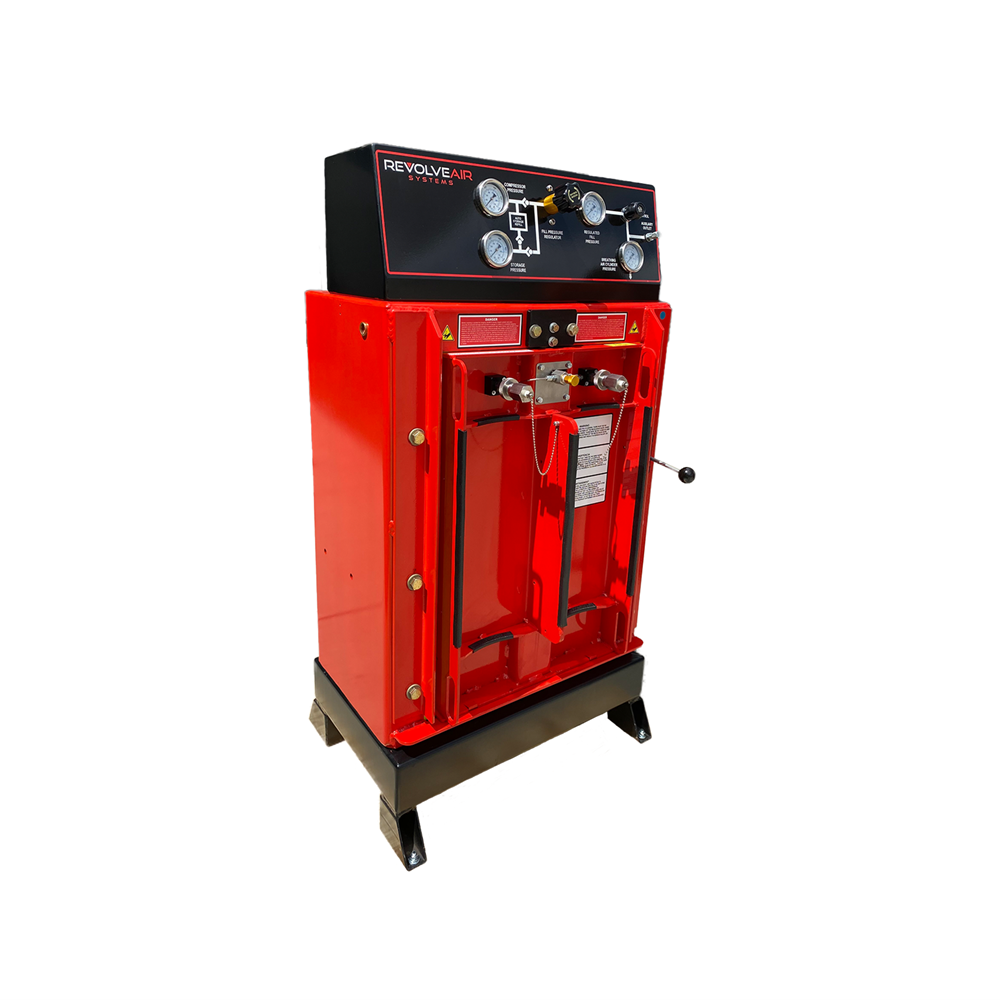 Revolveair with Auto-Cascade Panel - Blast Containment Fill Station ...