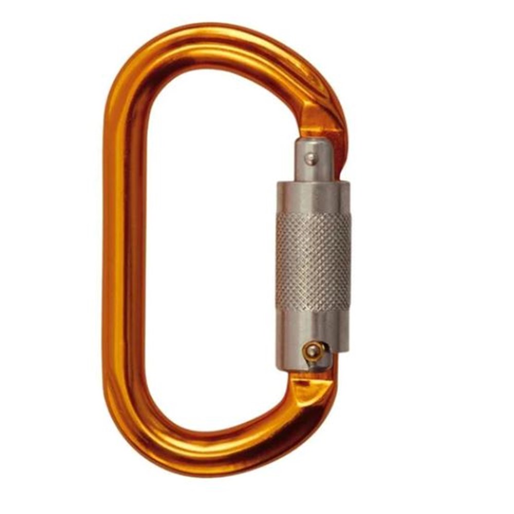 SKYLOTEC Ovaloy TRI - 24kN Aluminium karabiner 21mm Tri lock. ORANGE ...