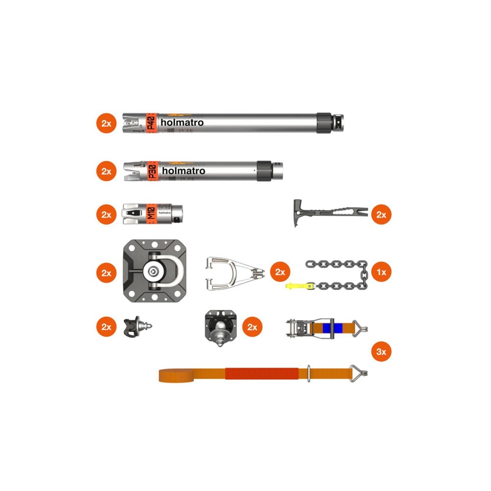 Holmatro 151004155 BASIC VEHICLE & STRUCTURAL SHORING PNEUMATIC SET VS ...