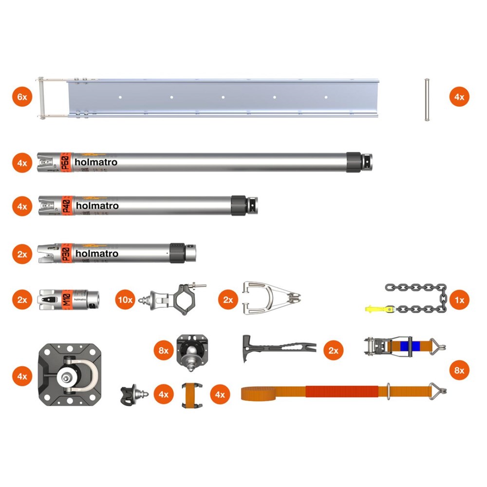 Holmatro 151004157 ADVANCED VEHICLE & STRUCTURAL SHORING PNEUMATIC SET ...