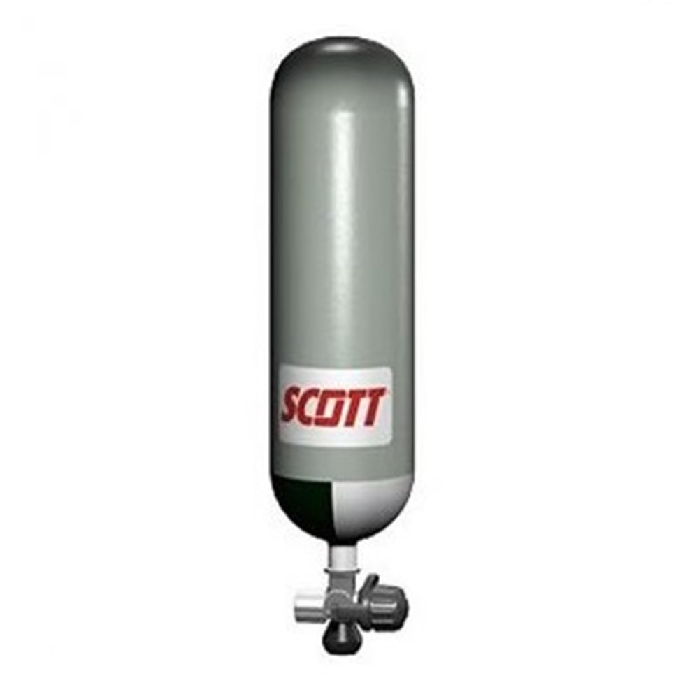 3M Scott Safety Cylinder Steel 6Ltr - 300 Bar - T Valve Locking Hand ...