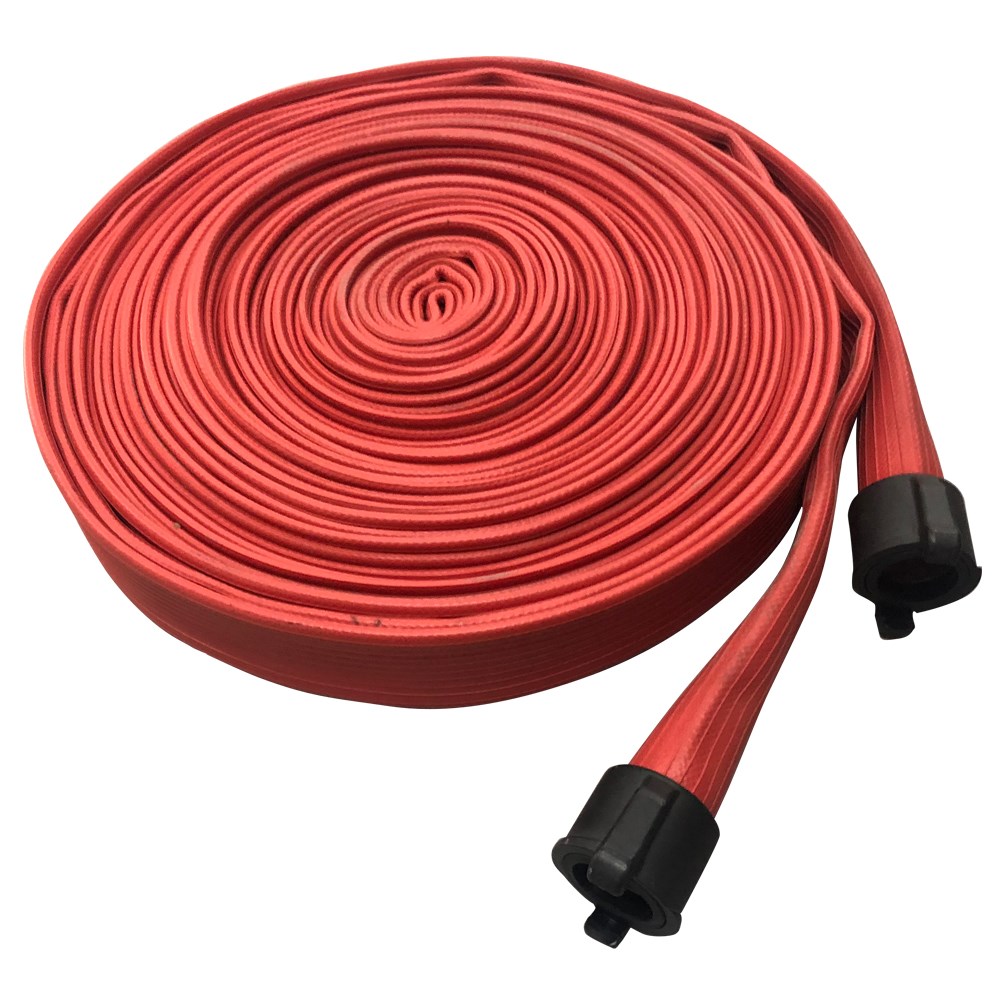 Hose Fire Layflat Extruded - Syntex -Unidur Red 38mm x 30m Forestry ...
