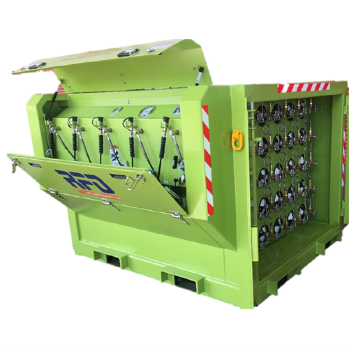 450Bar QFS1 Quick fill Sytem Certified QDS Frame Air Driven Gas Booster ...