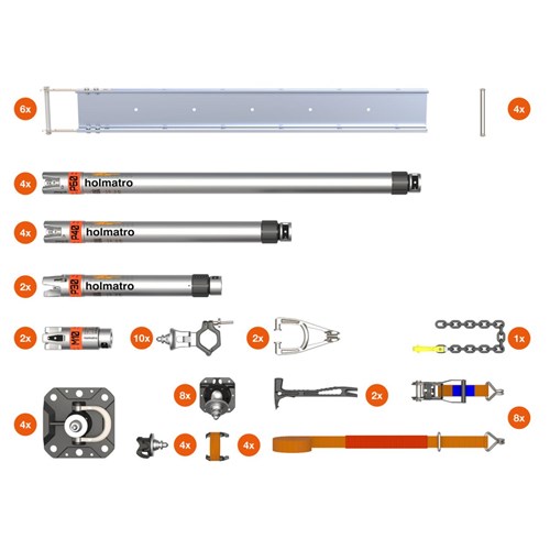 Holmatro 151004157 ADVANCED VEHICLE & STRUCTURAL SHORING PNEUMATIC SET ...