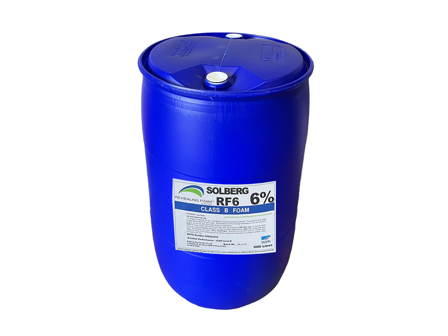 Perimeter Solutions - Solberg Re-Healing Foam RF6 - 6% 200 Litre Drum ...