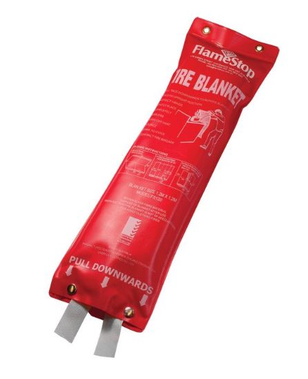 FlameStop Fire Blanket - 1.2m x 1.2m - Fire Extinguishers / Blankets ...