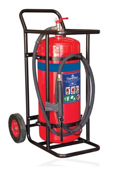 Fire Extinguisher - 90Ltr AFFF Mobile Extinguisher - Solid Rubber Wheel - Fire Extinguishers ...