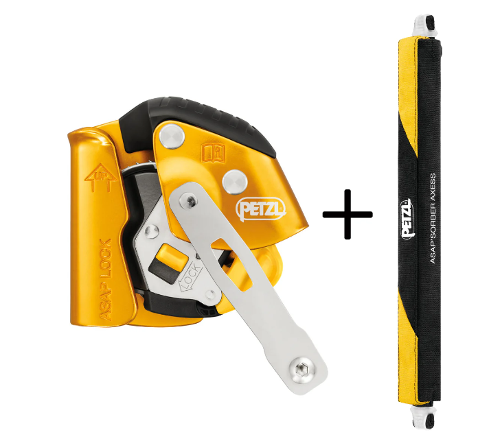 Petzl ASAP LOCK + Absorbica Axess Kit - Harnesses / Lanyards / SRLs ...