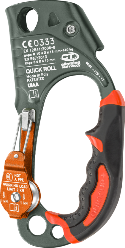CT Quick Roll Left - Grey - Ascenders / Descenders - Fire Rescue Safety ...