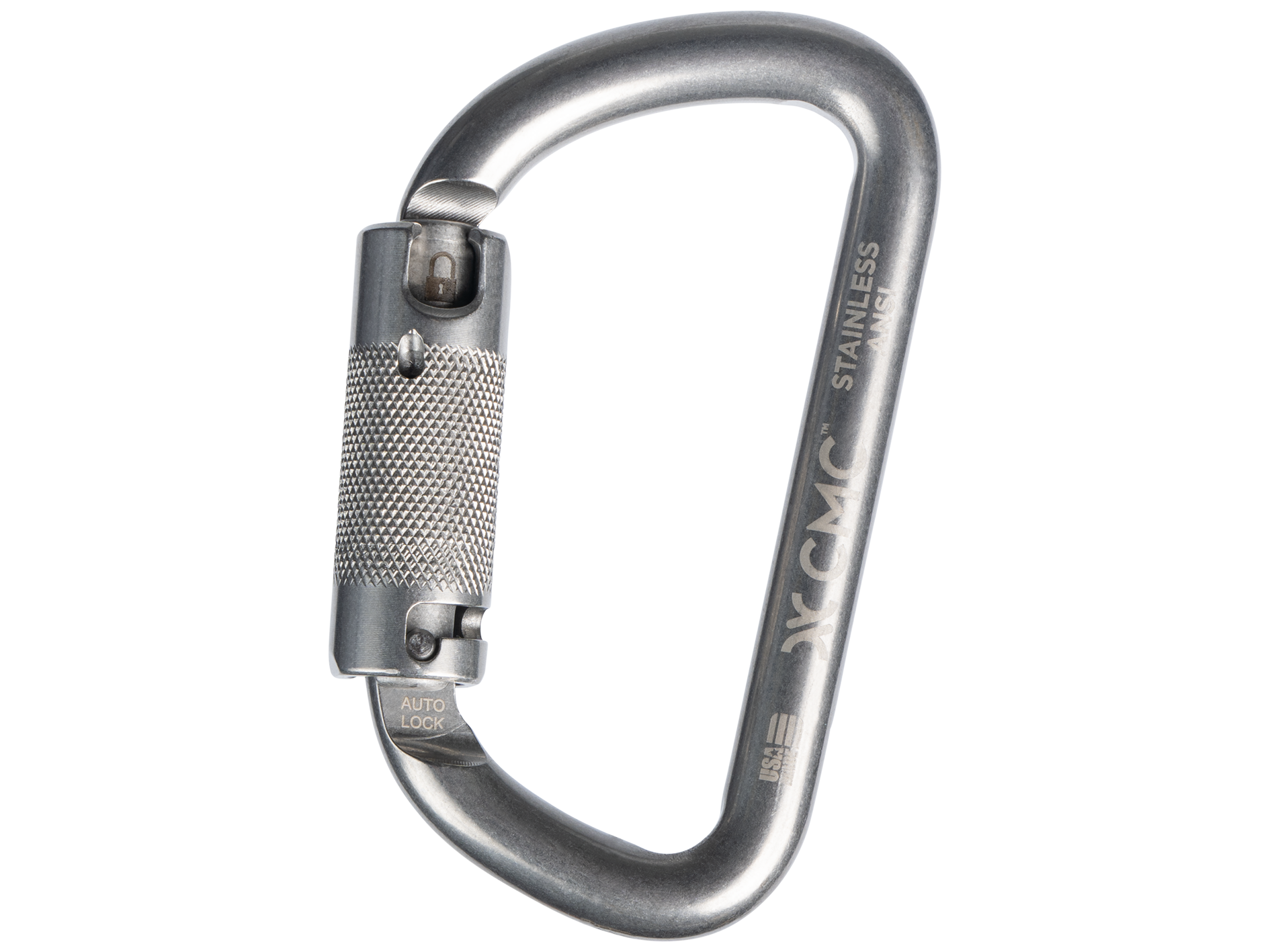 CMC Karabiner Stainless Steel Auto Lock - Rope Rescue - Karabiners ...