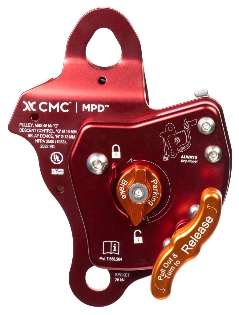 CMC Rescue MPD 13mm Red - Ascenders / Descenders - Fire Rescue Safety ...