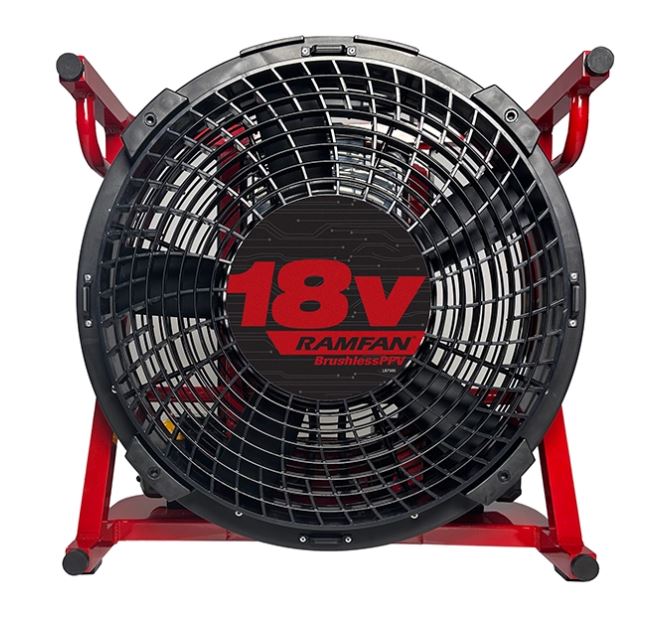 Ramfan 18V BrushlessPPV 18", Milwaukee M18/12Ah Compatible, - No ...