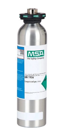 Calibration Gas 4 Gas - Pentane Simulant 58% LEL 60 PPM CO 20 PPM H2S ...