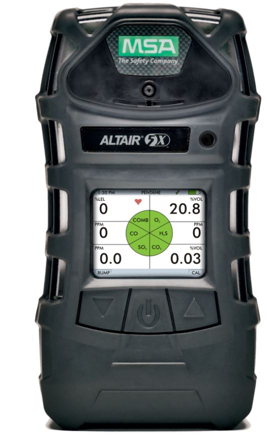 MSA Altair 5X Gas Detector - LEL O2 CO H2S - COLOUR SAA - Gas Detection ...