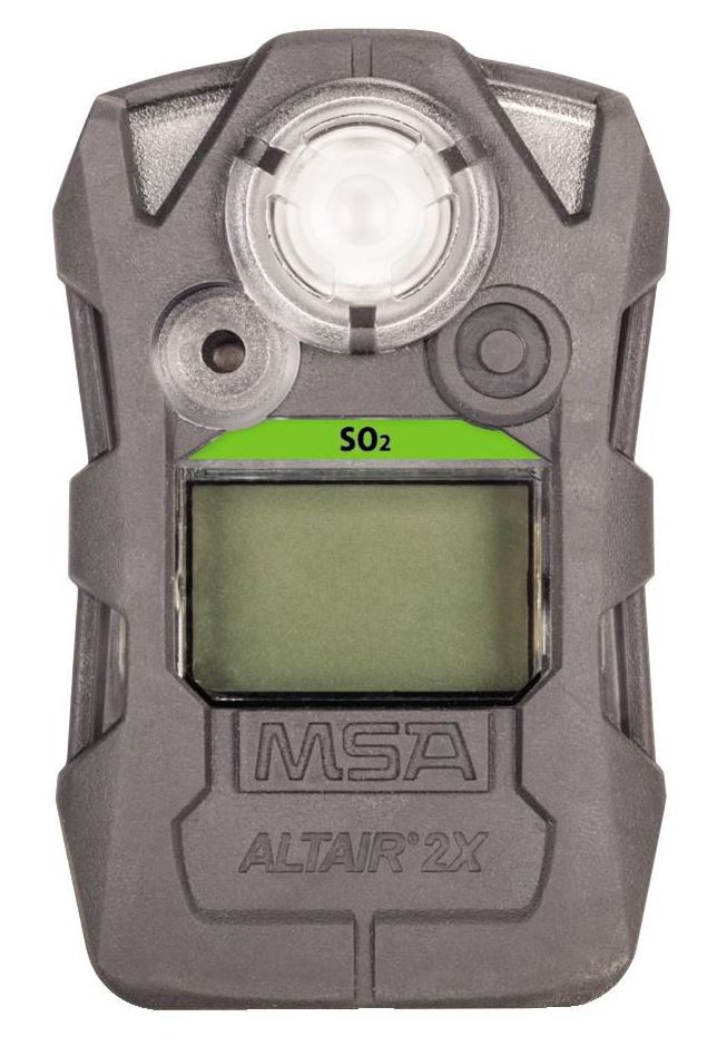 MSA Altair 2X SO2 (2,5) Gas Detector, Charcoal - Gas Detection Portable ...