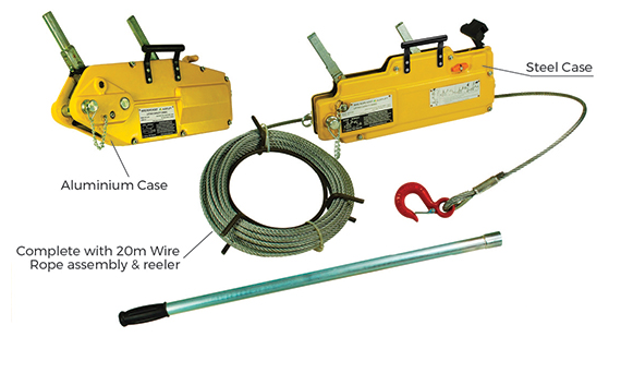 Tirfor Winch Kit 2600kg Pull 2 x Shackle 3.25T 2 x Sling Round 3T 2.0m ...