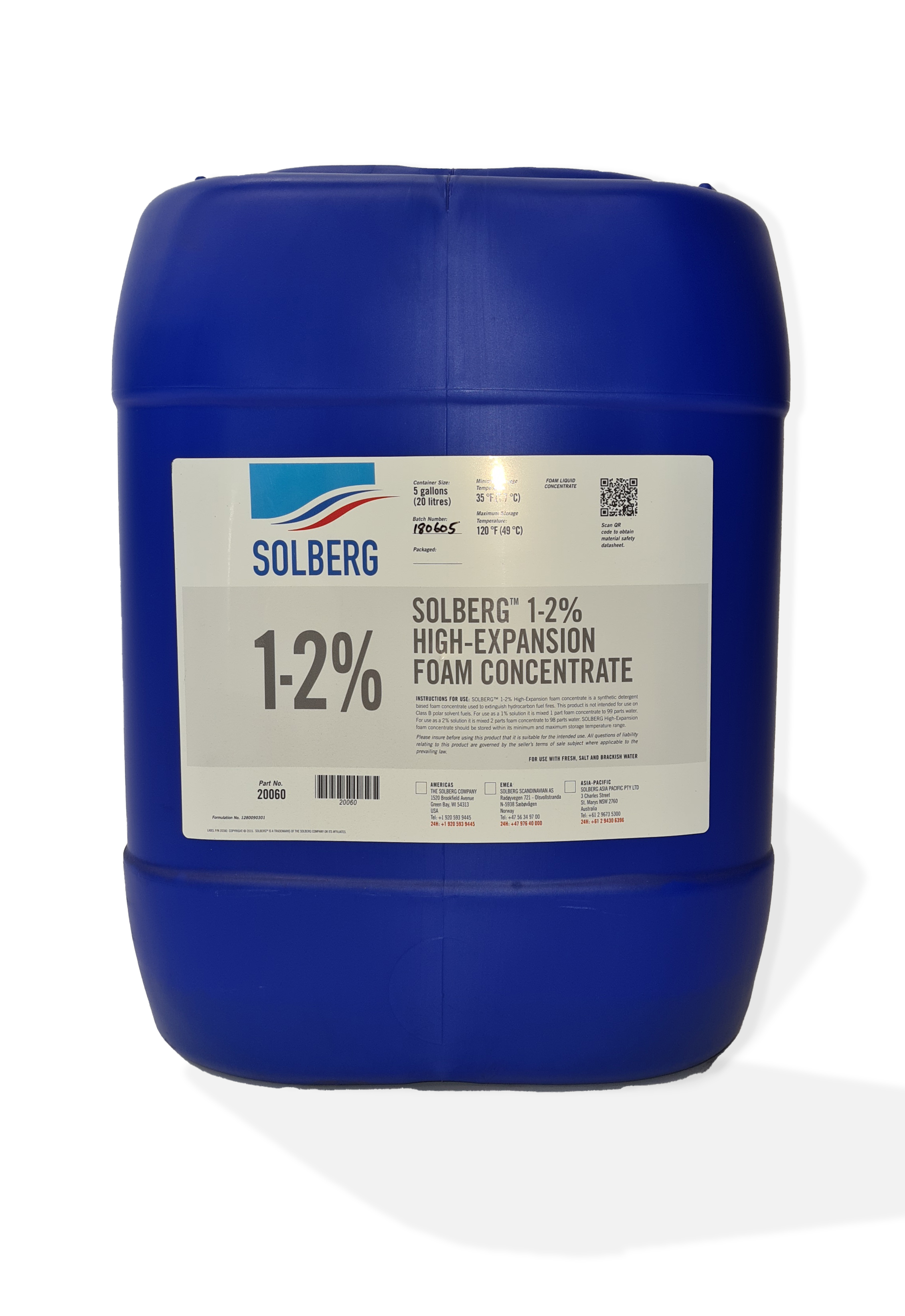 Perimeter Solutions - Solberg High Expansion Foam 1% - 2% 20 Litre Pail ...