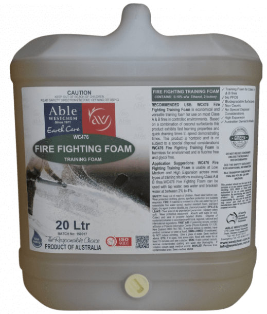 Fire Fighting Training Foam Concentrate 20 Litre - Training Foam - Fire Rescue Safety Australia ...