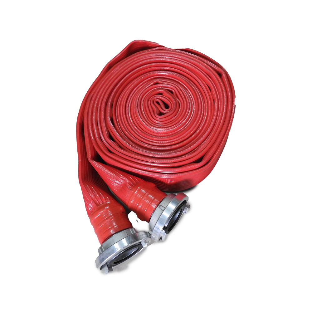 Hose Fire Layflat Extruded - Syntex - Undiur Red 64mm x 15m Storz Alu ...