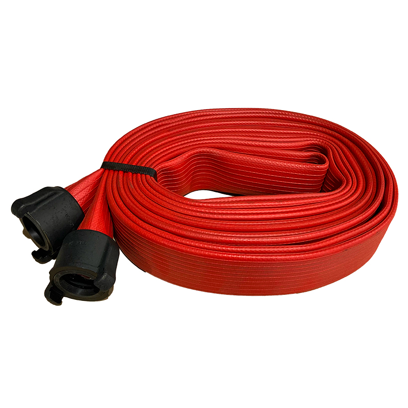 Hose Fire Layflat Extruded - Syntex -Unidur Red 38mm x 7.5m Forestry ...