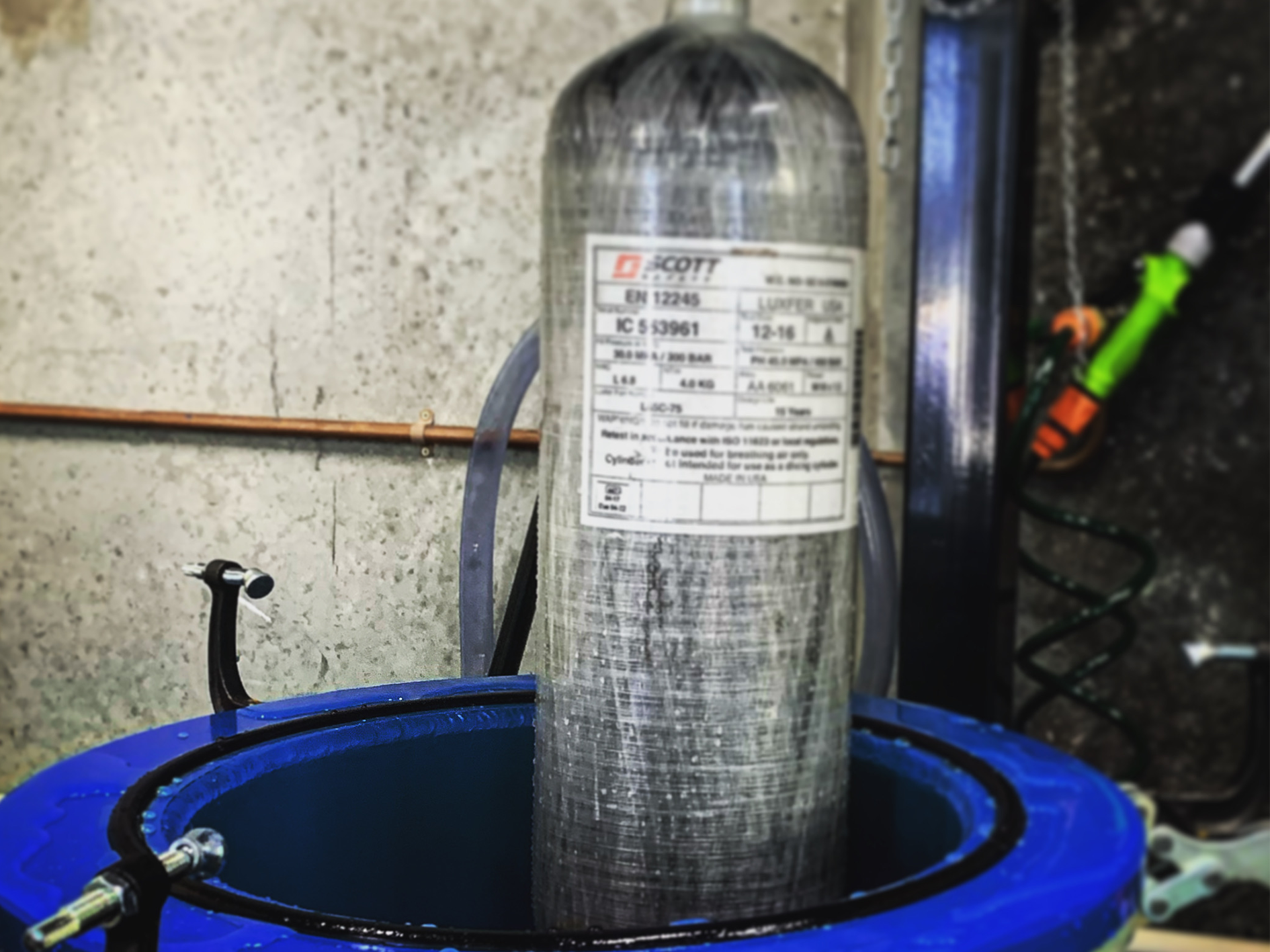 Hydrostatic Testing of SCBA Cylinders - Fire Rescue Safety Australia