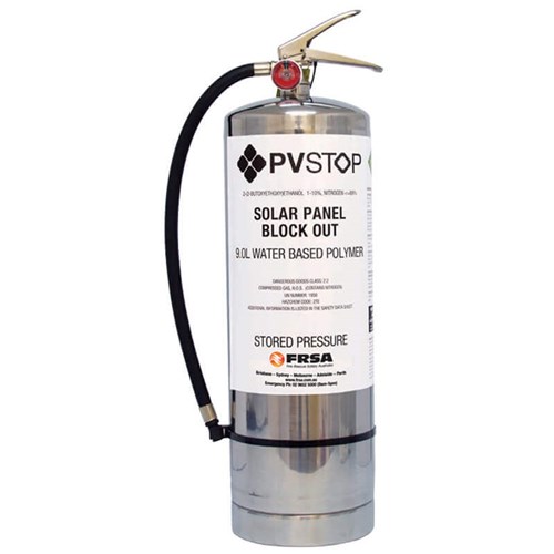 PVStop 9.0L Stored Pressure Canister - Fire Extinguishers / Blankets - Fire Rescue Safety ...